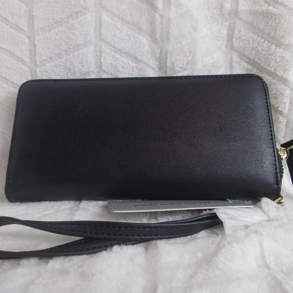 Andrew Marc | Bags | Marc New York Black Wallet Wristlet New With Tags ...